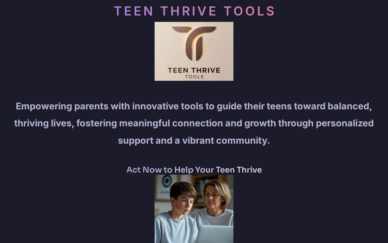 Teen Thrive Tools